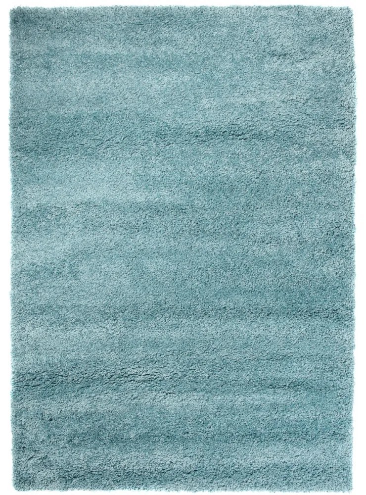 Kusový koberec Shaggy vlas 50 mm tyrkysový, Velikosti 160x220cm