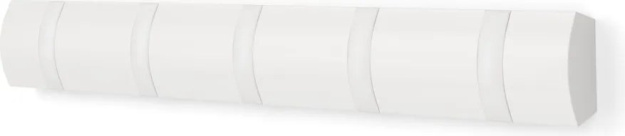 Matně bílý nástěnný věšák z borovicového dřeva 51 cm Flip – Umbra