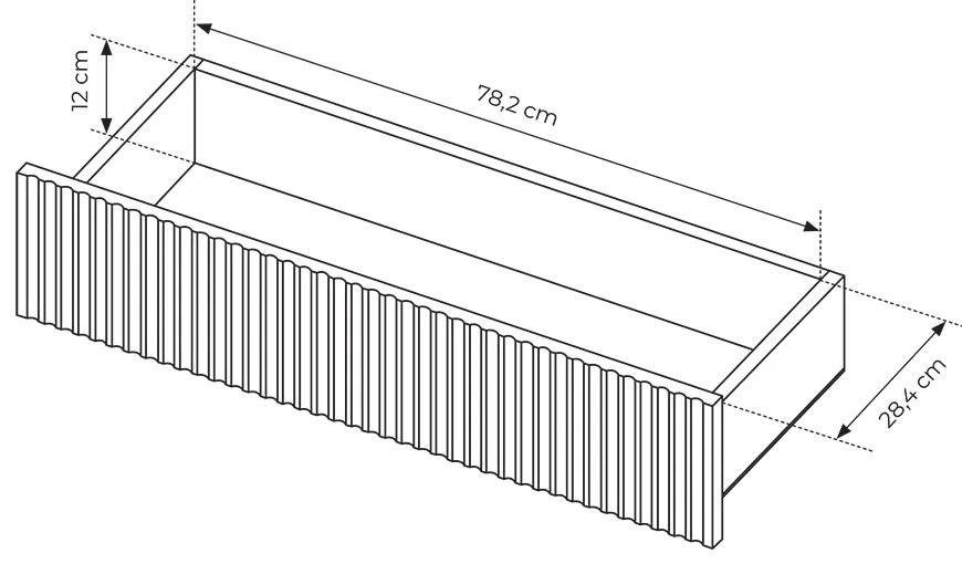 Obývací stěna TAVO | 3 díly | 477,5 cm | dub cremona