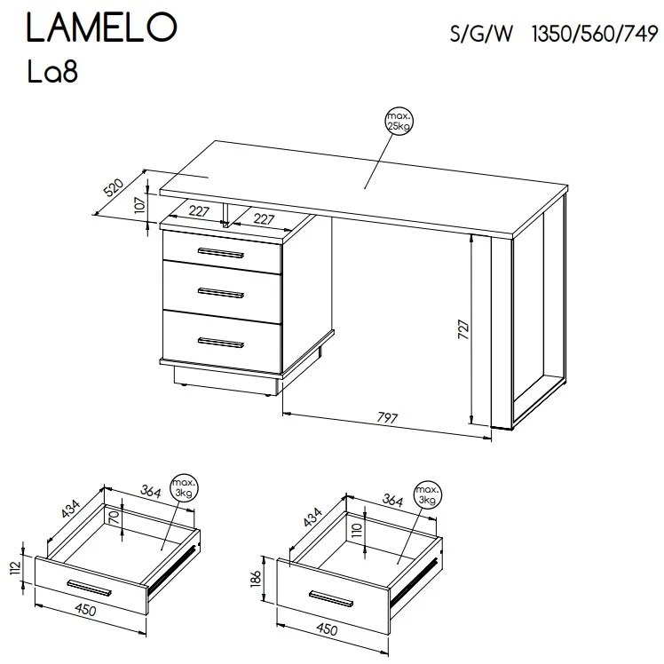 Pracovna LAMELO 2 Dolmar