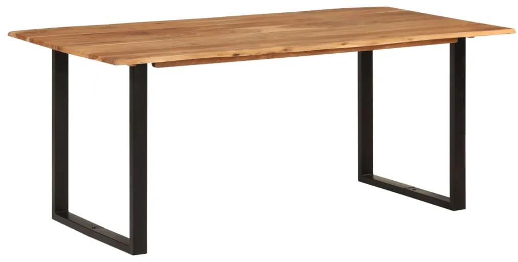 Jídelní stůl 180 x 90 x 76 cm masivní akáciové dřevo - Default Title