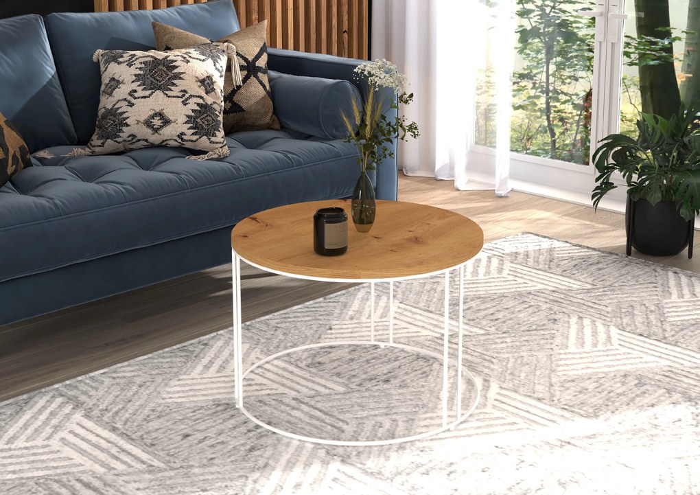 ADRK Furniture Konferenční stolek NOEL CT-NOE-W-A