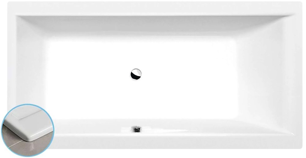 Polysan - Vana 180x90x48 cm, bílá 13111S