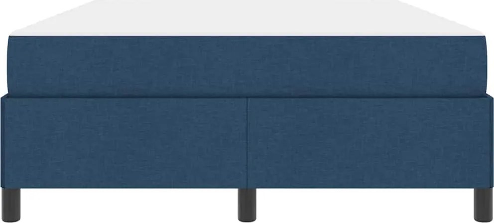 Postel s boxspringem Modrá 140 x 190 cm textil 3398863