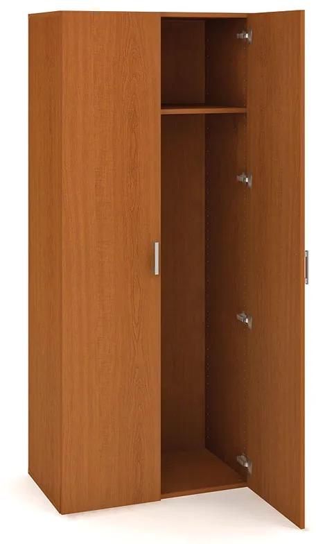 HOBIS Skříň šatní dveřová UNI, 800 x 420 x 1850 mm, třešeň