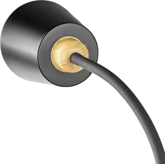 Stojací lampa Orno Virone GRACE LS-3/B, E27, max.18W, černá