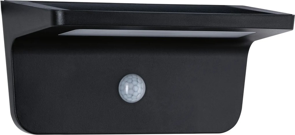 P 94505 Venkovní solární nástěnné svítidlo Solveig antracit IP44 350lm teplá bílá - PAULMANN