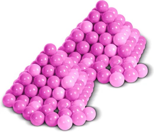KNORRTOYS Plastové míčky / balonky / kuličky do bazénu a stanu růžové 100 - 300 ks atestované Počet ks: 100ks