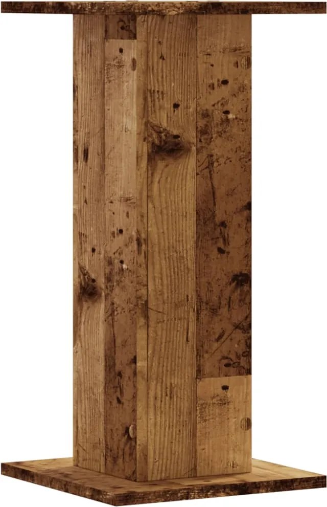 Stojany na rostliny 2 ks old wood 30x30x60 cm kompozitní dřevo 3307862