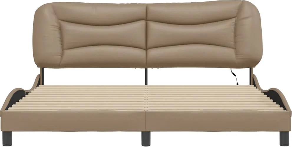 Rám postele s LED bez matrace Hvar cappuccino 180x200 cm 3213952
