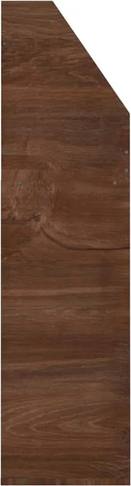 Dětský regál na časopisy hnědý dub 71 x 30 x 114 cm kompozit 339535