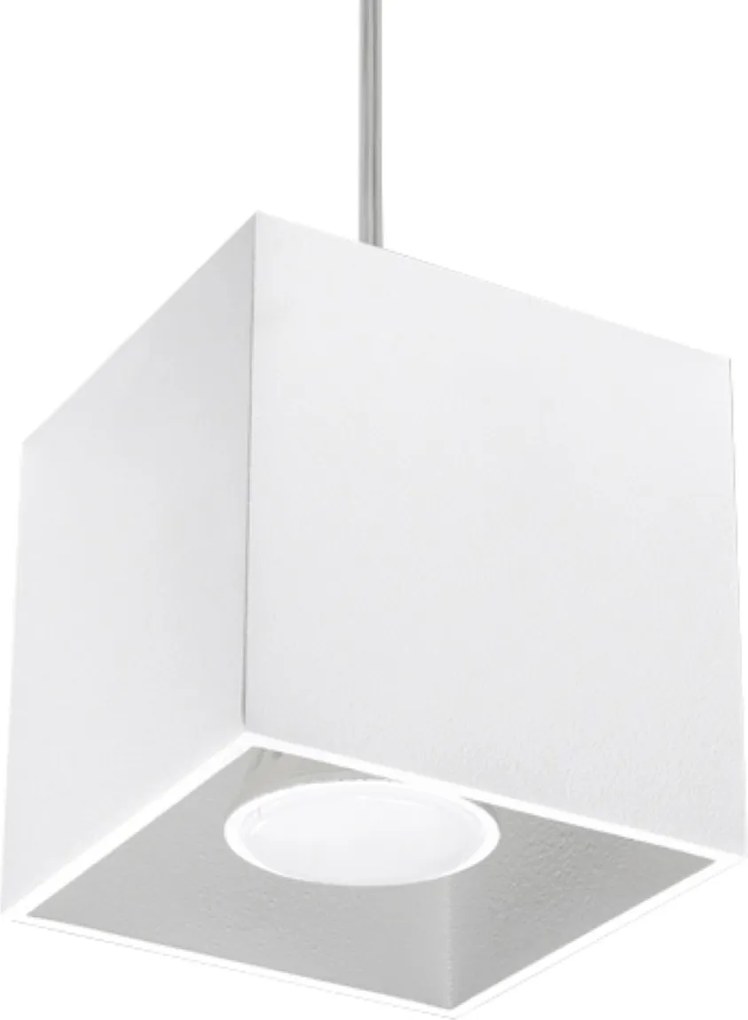 Sollux Lighting Závěsné svítidlo QUAD 1 bílé