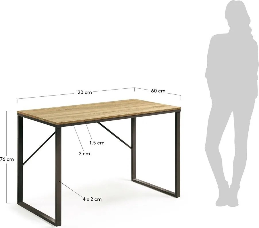 Pracovní stůl 60x120 cm Talbot – Kave Home