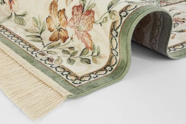 Hanse Home, Kusový koberec Naveh 104374 Green, 135x195, zelená, chodba / předsíň