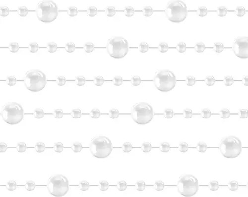 Vánoční dekorace – řetěz s perlami 5 metrů