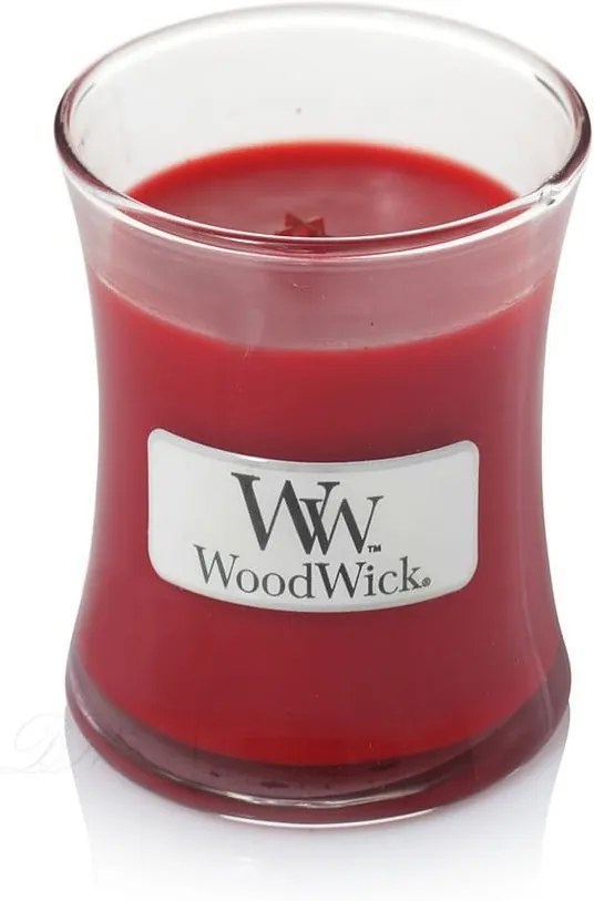Svíčka s vůní granátových jablek WoodWick, doba hoření 20 hodin