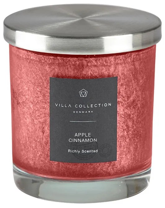 Villa Collection Vonná svíčka ve skleněné dóze s víkem Apple Cinnamon (45 hodin)