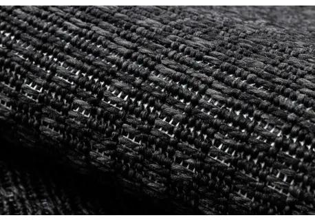 Dywany Luszczow Kusový koberec, běhoun TIMO 0000 SISAL venkovní černý Rozměr koberce: 70 x 300 cm