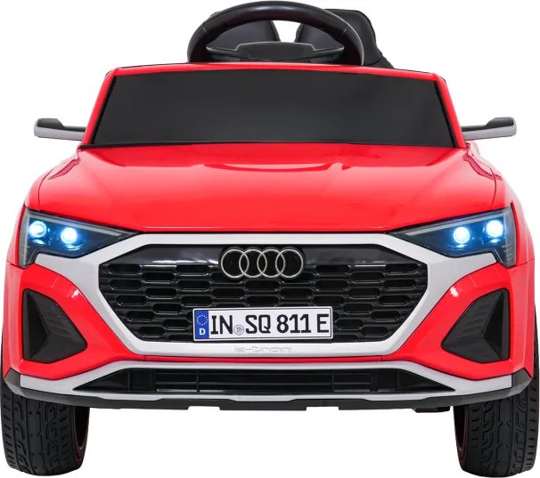 Elektrické autíčko Audi SQ8 červené / šedé
