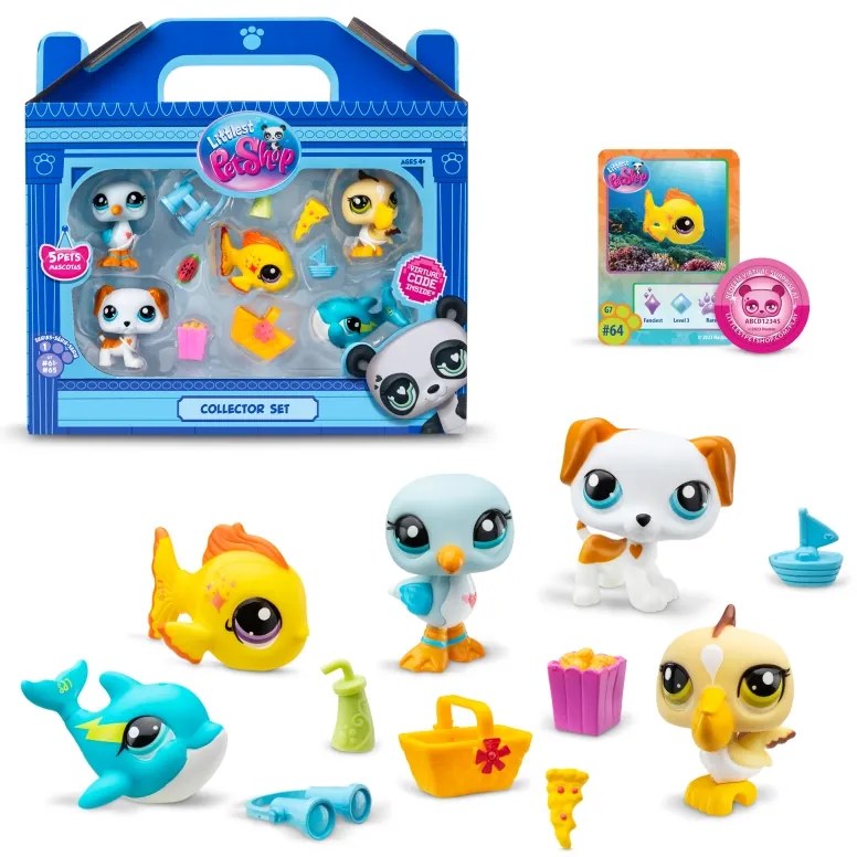 Littlest Pet Shop 5 figurek Pláž