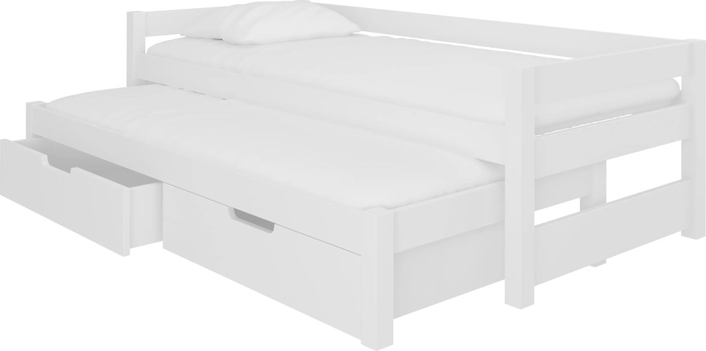 ADRK Furniture Manželská postel s matracemi FRAGA CH-Fra-W-D074
