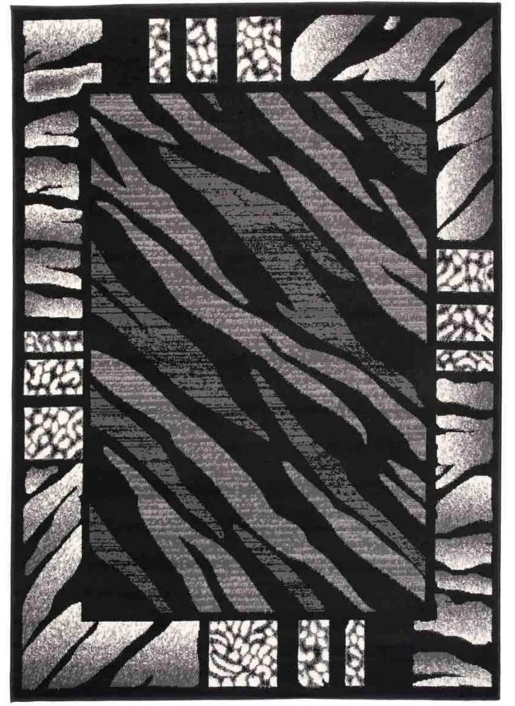 Kusový koberec PP Normia černý 140x200cm
