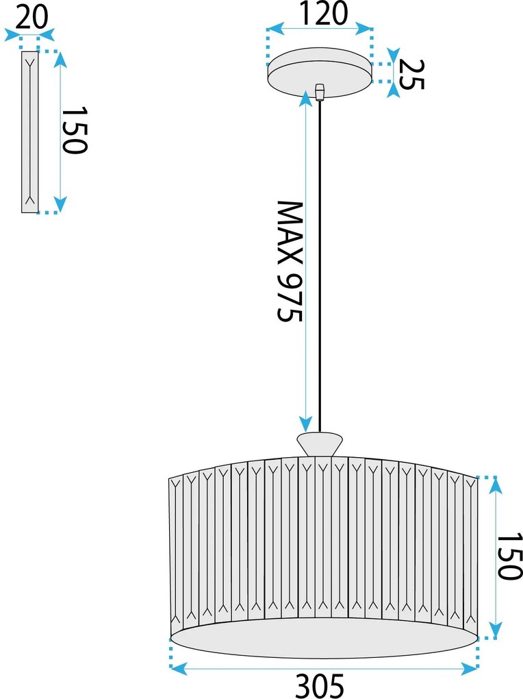 Toolight Rea, Lustr APP1651-6CP, OSW-01227