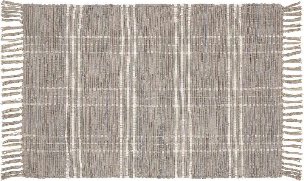 XXXLutz RUČNĚ TKANÝ KOBEREC, 60/90 cm, šedá Boxxx - Vlněné koberce - 006767012192