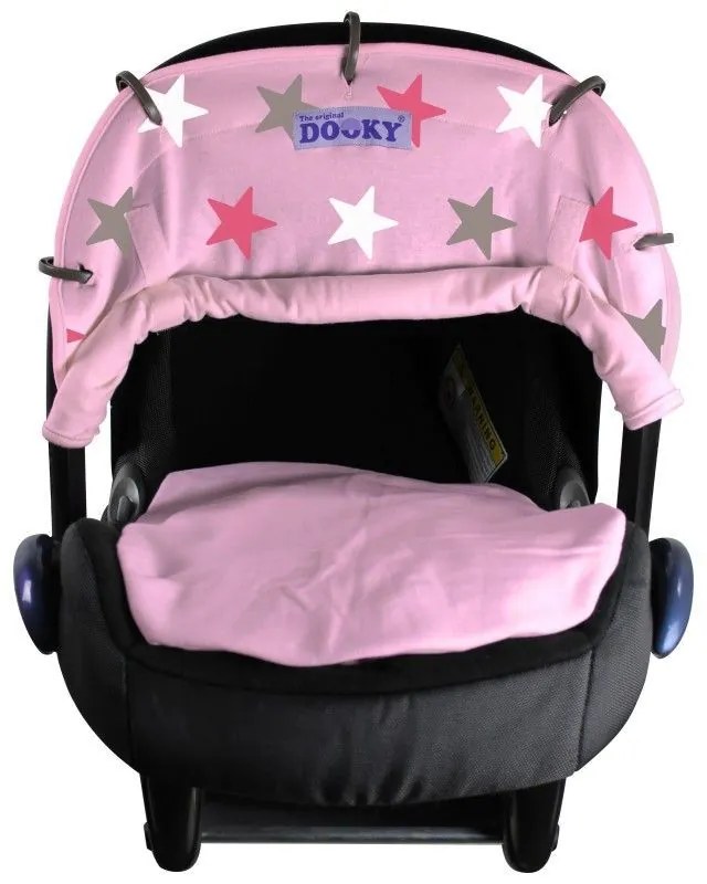 Dooky deka Blanket Baby Pink / Pink Stars