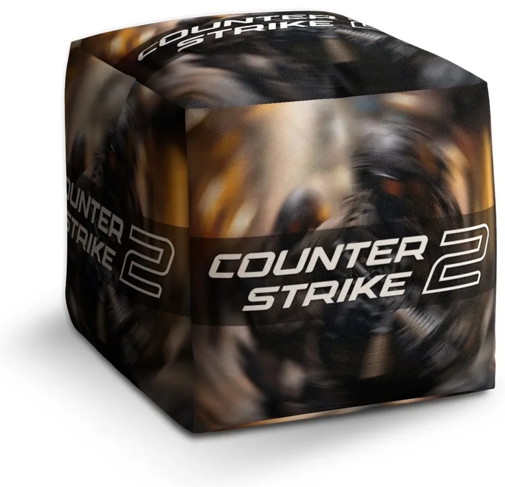Sablio Taburet Cube Counter Strike 2 Voják: 40x40x40 cm