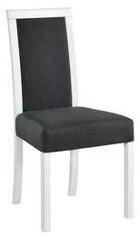 Jídelní židle ROMA 3 Tkanina 21B Bílá