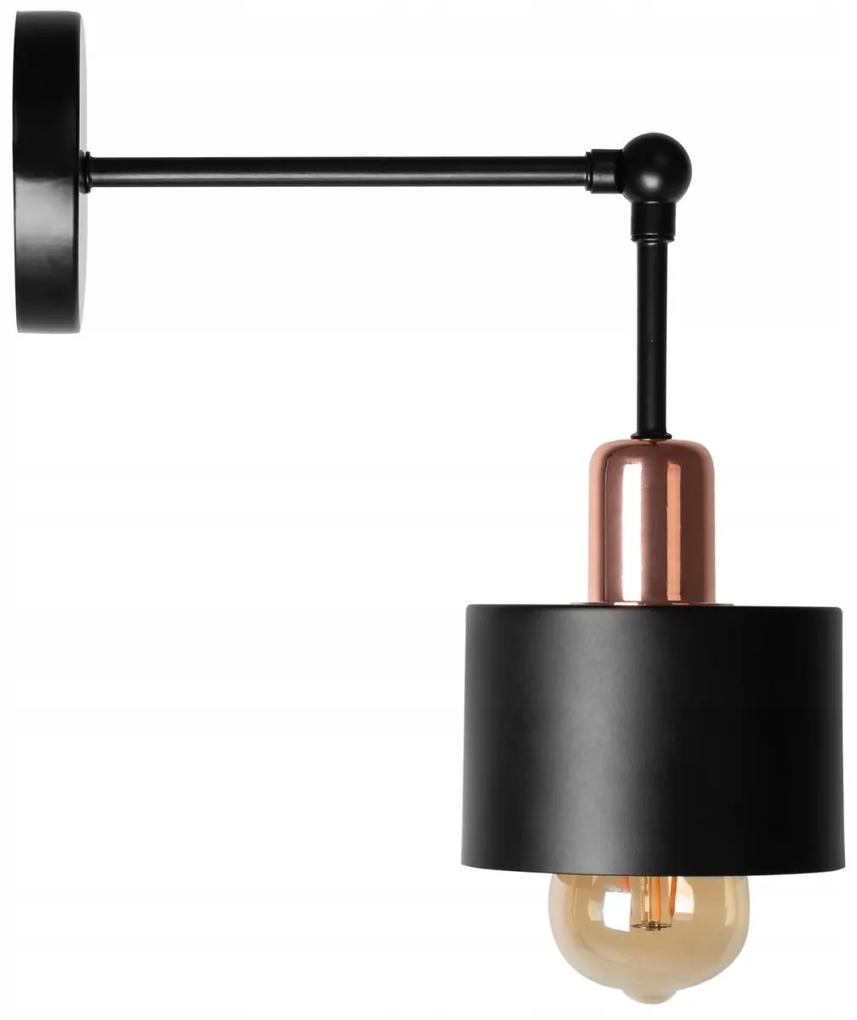 Nástěnná lampa KINKIET CALI 1W BLACK
