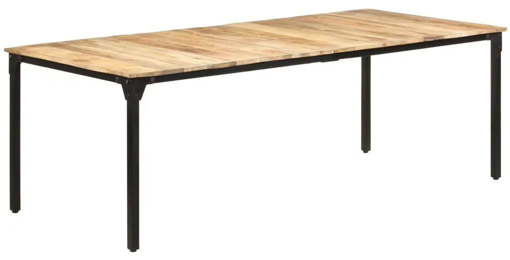 vidaXL Marketos Jídelní stůl 220 x 100 x 76 cm hrubé mangovníkové dřevo