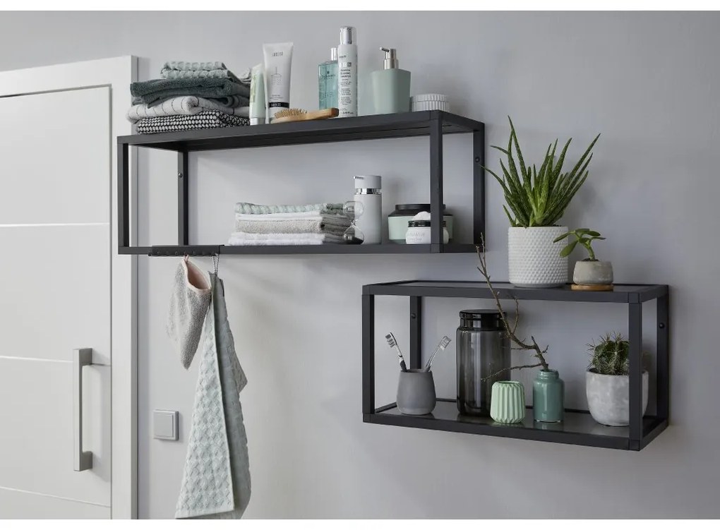 Závěsný systém Wesco Smart Rack provedení: černý práškový nástřik, rozměr: 60 x 30 cm