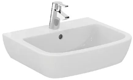 Ideal Standard Tempo - Umyvadlo 550x450x185 mm, s přepadem, s 1 otvorem pro baterii, bílá T058601