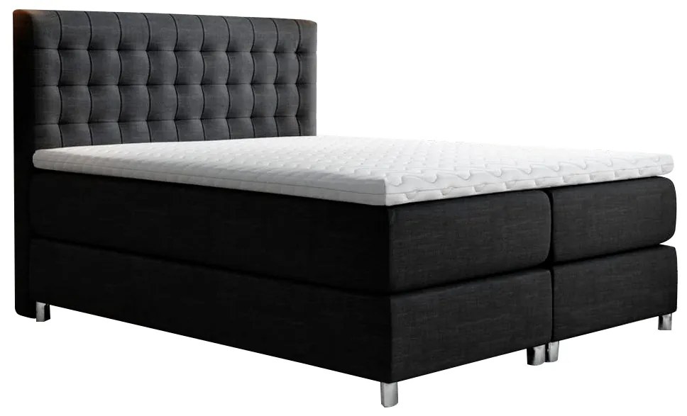 Čalouněná postel PRIMO + topper, 180x200, inari 100