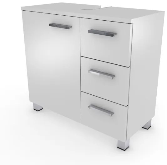 Koupelnová skříňka pod umyvadlo, šířka 65 cm Dub RJK světlý