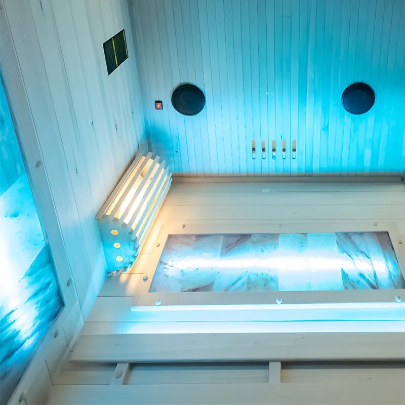 BPS-koupelny Finská sauna Relax HYD-6191 120x120, 2 osoby