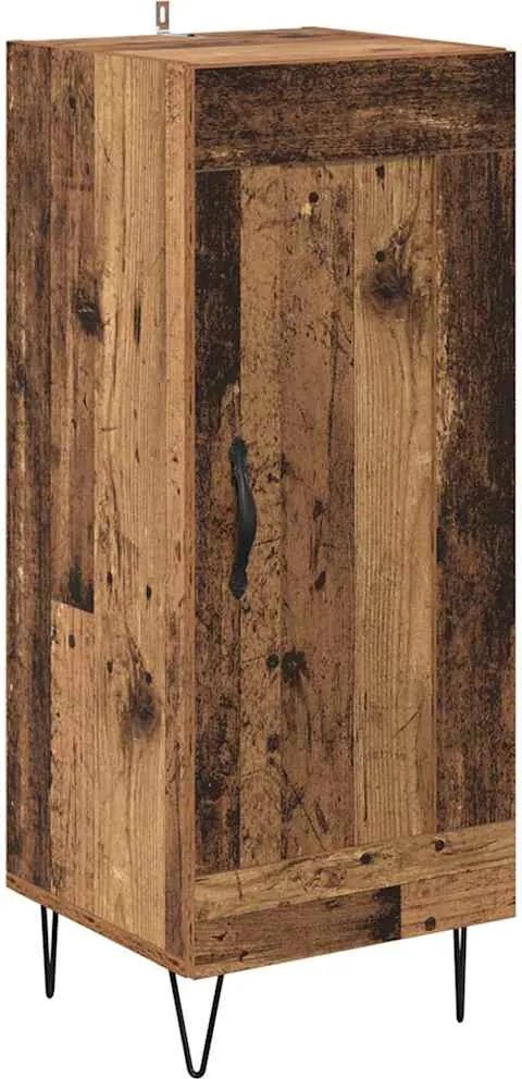 Vysoký bufet Staré dřevo 34,5 x 34 x 90 cm Kompozitní dřevo 3402721