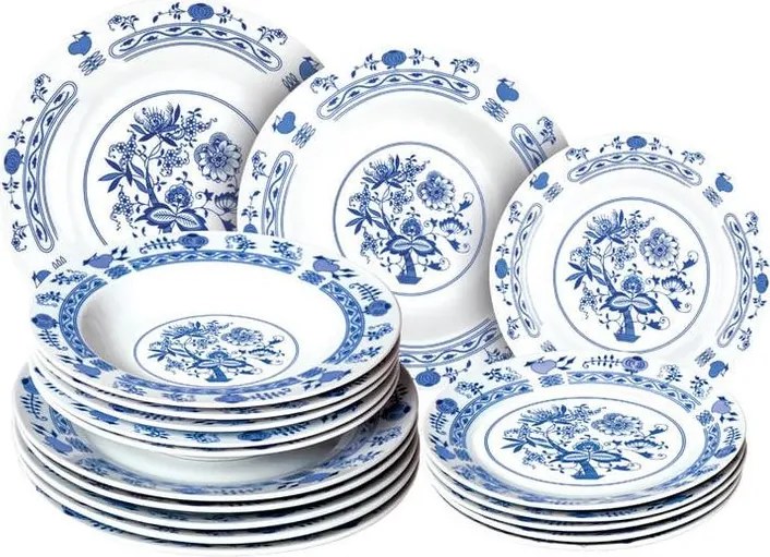 Banquet Porcelánová sada talířů ONION 18 ks