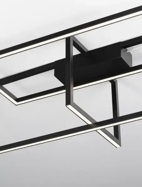 Designové stropní svítidlo Clea 2 černé