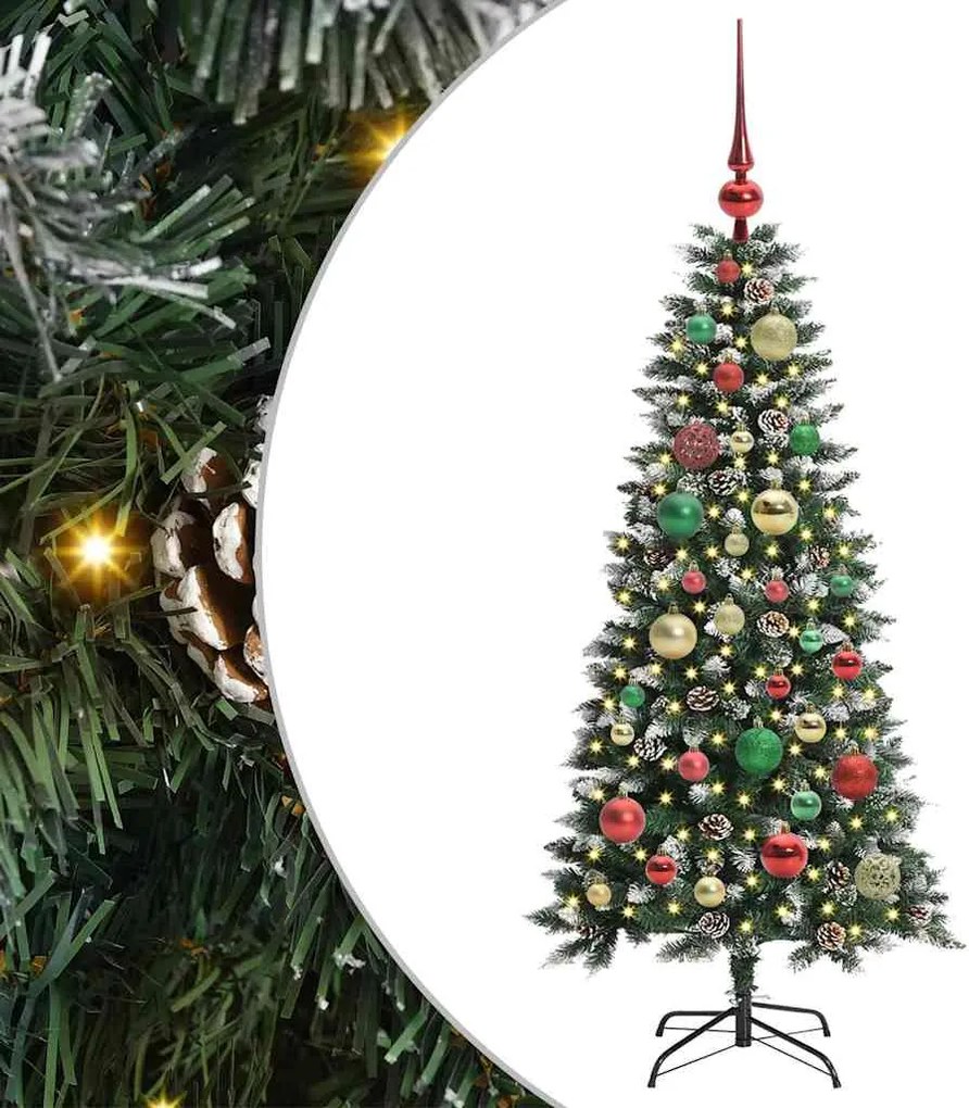 Umělý vánoční stromeček Zelená 120 cm PVC, plast a ocel 3395804