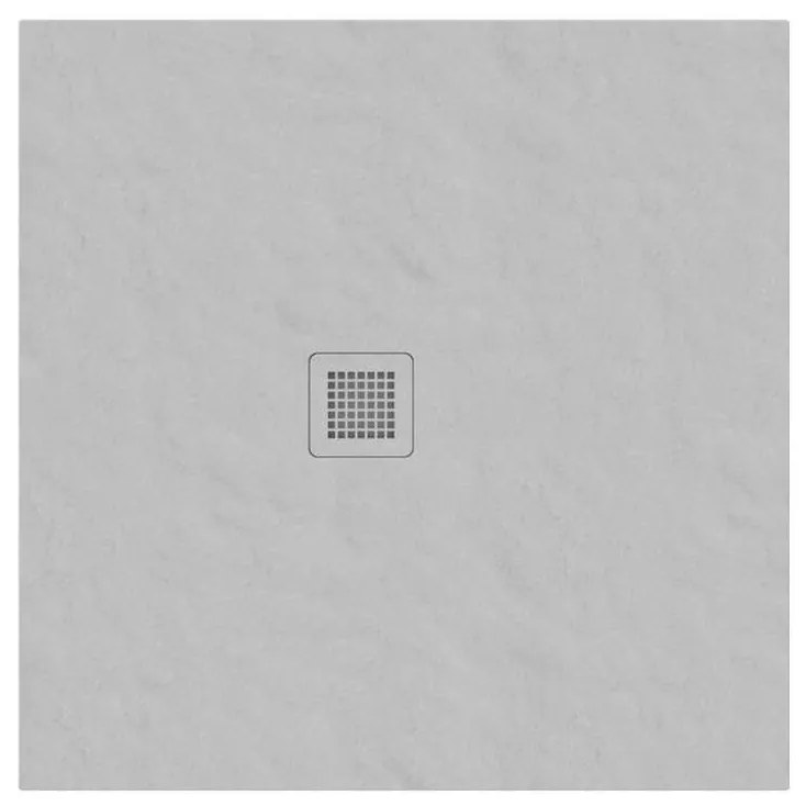 Ravak - Sprchová vanička 90x90 cm, Smoke Grey XA03773O010