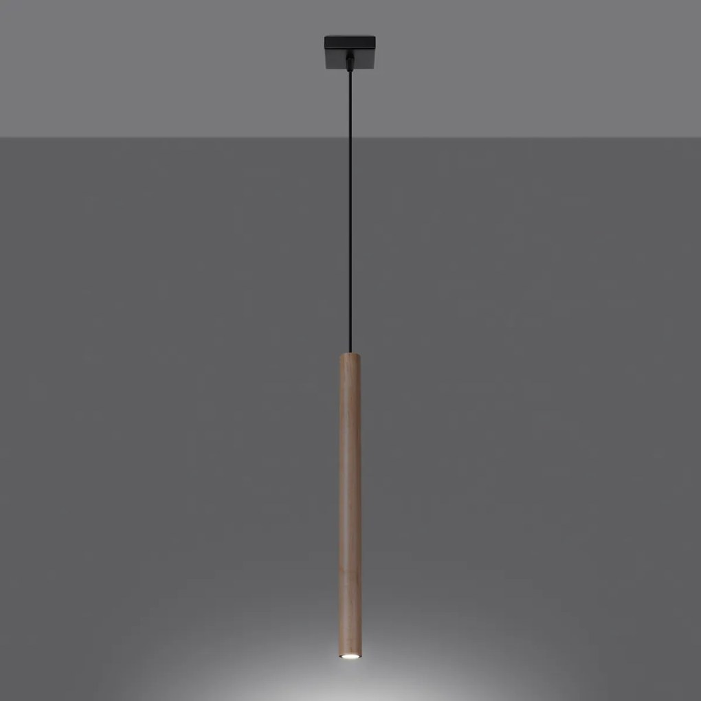 Sollux Lighting Závěsné svítidlo PASTELO 1 dřevo