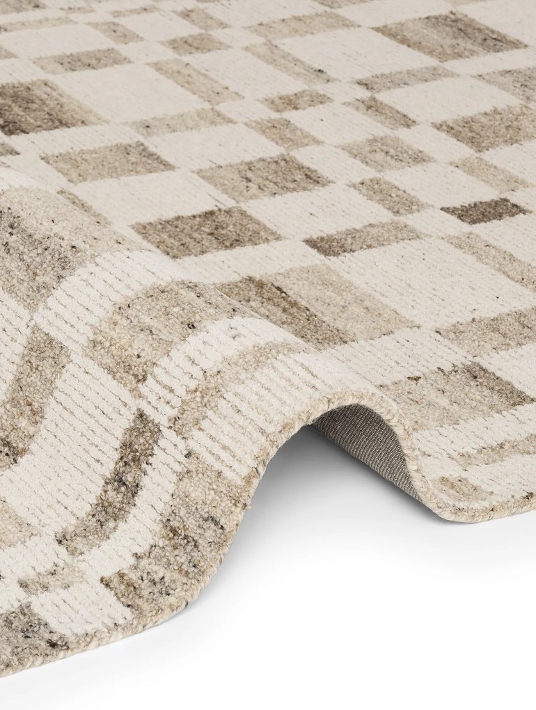 Vikosa, Kusový koberec Vikosa Boho 106277 Natural Cream Brown, 160x230, hnědá, ložnice