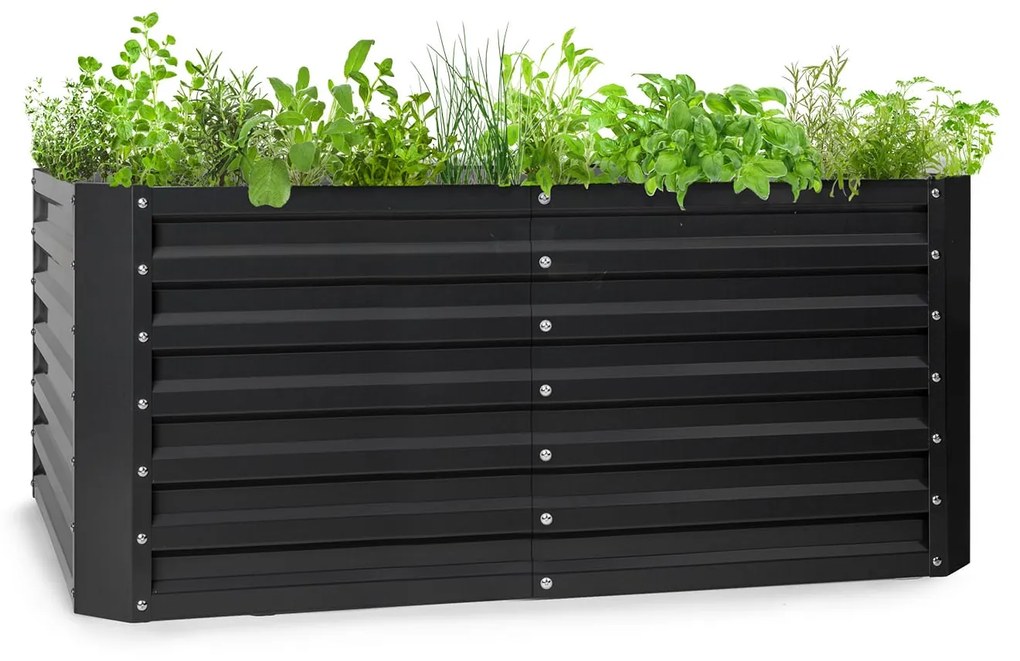 Blum High Grow Straight, vyvýšený záhon, 120 x 60 x 60 cm, 432 l, ocel