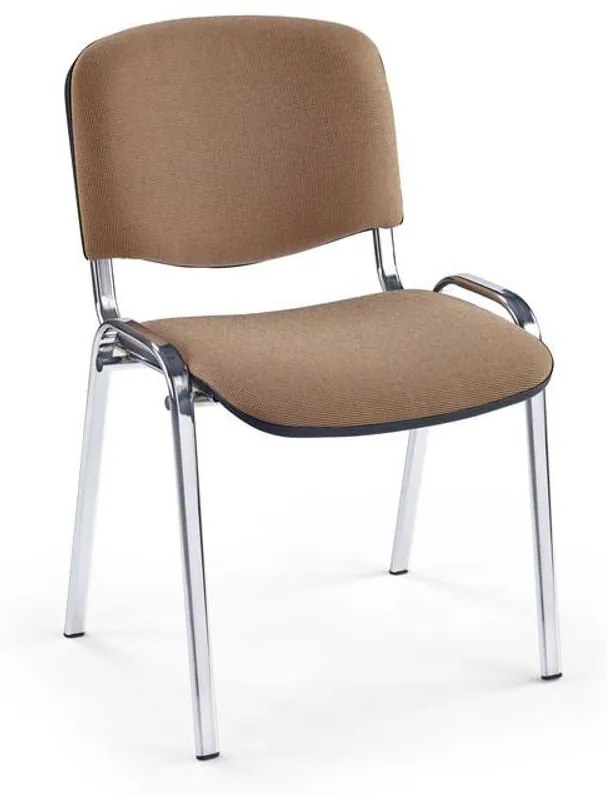 Halmar Konferenční židle Iso, chrom/béžové