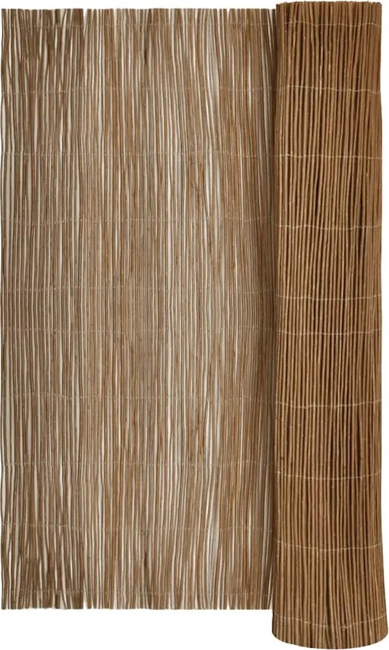 Vrbový plot hnědý 300 x 100 cm 141610