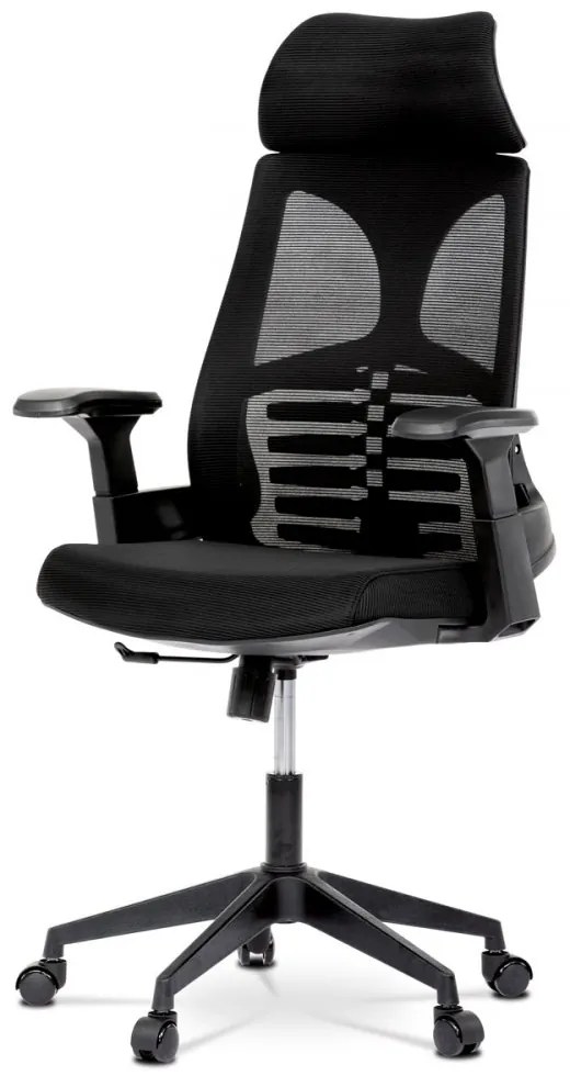 Kancelářská židle RISBY — síť, černá