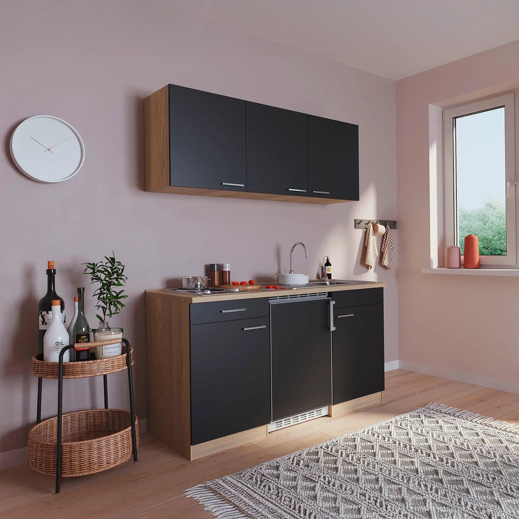 XXXLutz MINIKUCHYNĚ ECONOMY 150 150 cm Respekta - Online Only kuchyňské linky - 001899001004